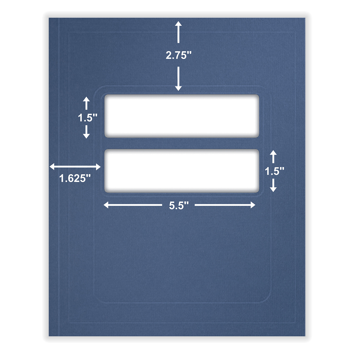 ComplyRightDealer | Tax Presentation Folder (Imprinted), Double-Window ...
