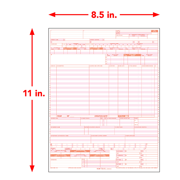 ComplyRightDealer | UB-04 Claim Forms, Laser, Box of 2,500